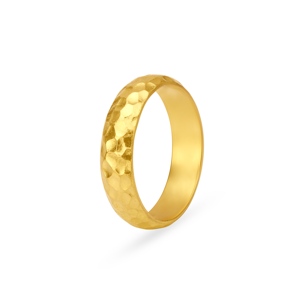 Timeless Geometric Gold Ring