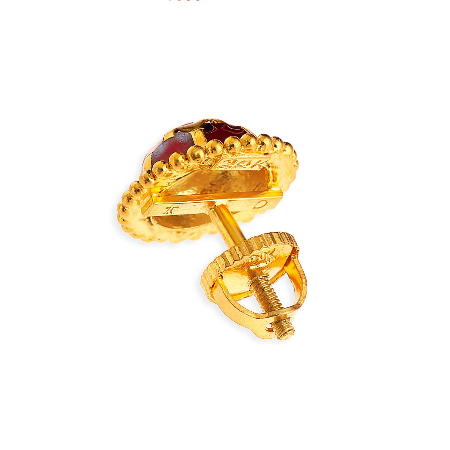 Eye Catching Gold Stud Earrings