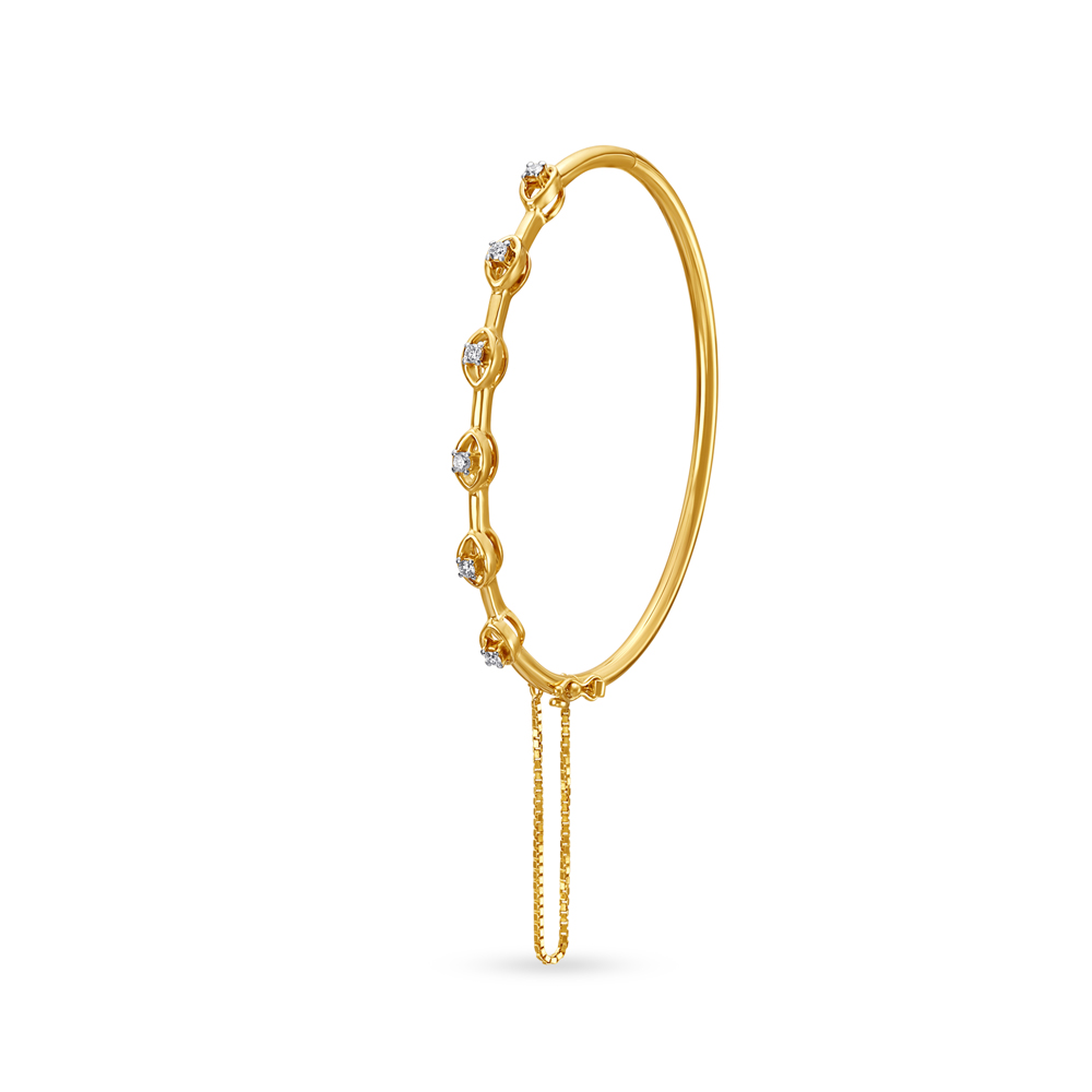 Timeless Sleek Diamond Bangle