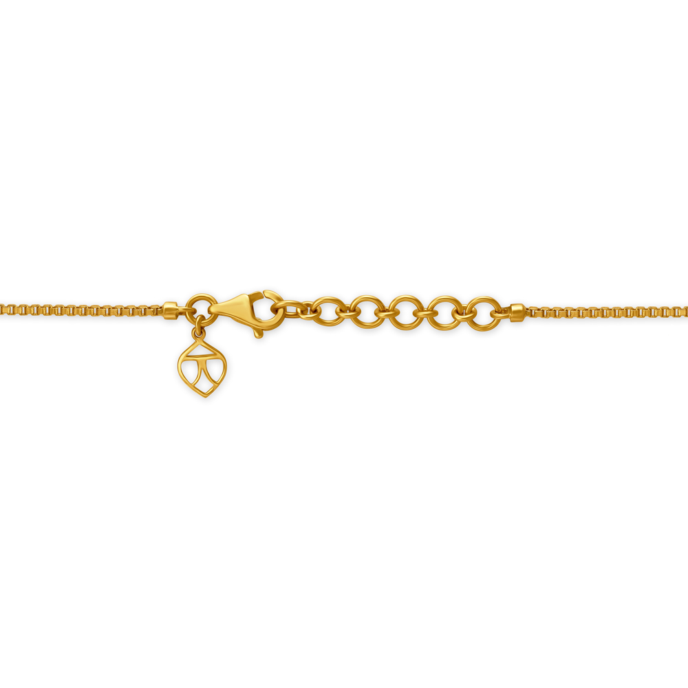 Floral Bliss Gold and Diamond Necklace