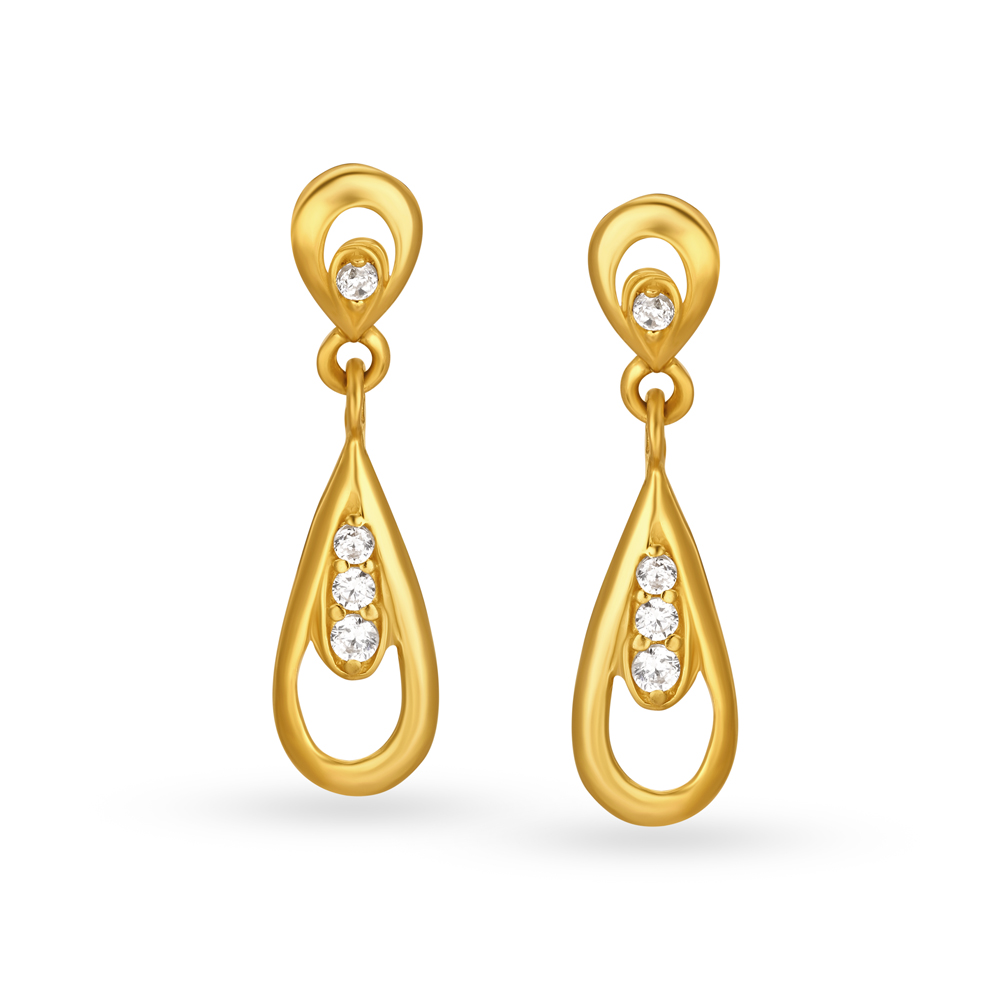 Elegant Gold Drop Earrings
