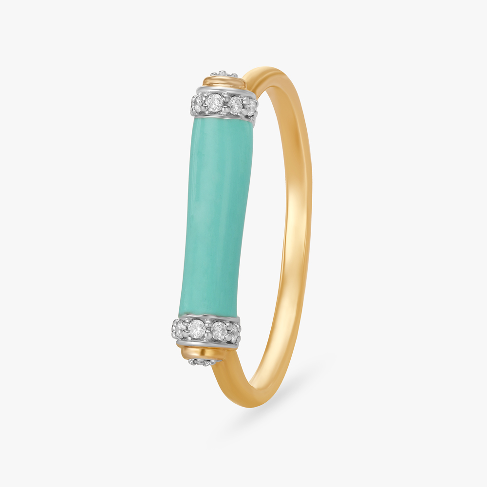 Quirky Stackable Diamond Rings