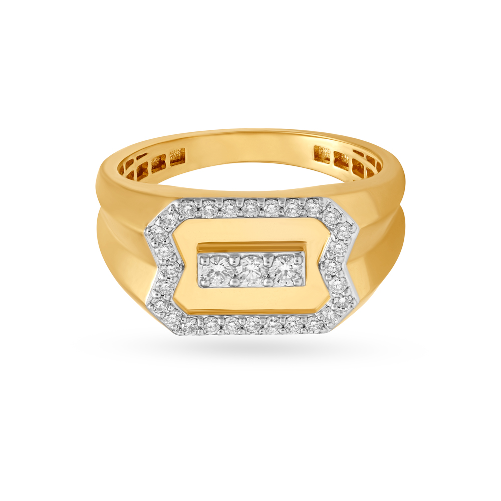 TV Type Finger Ring for Men