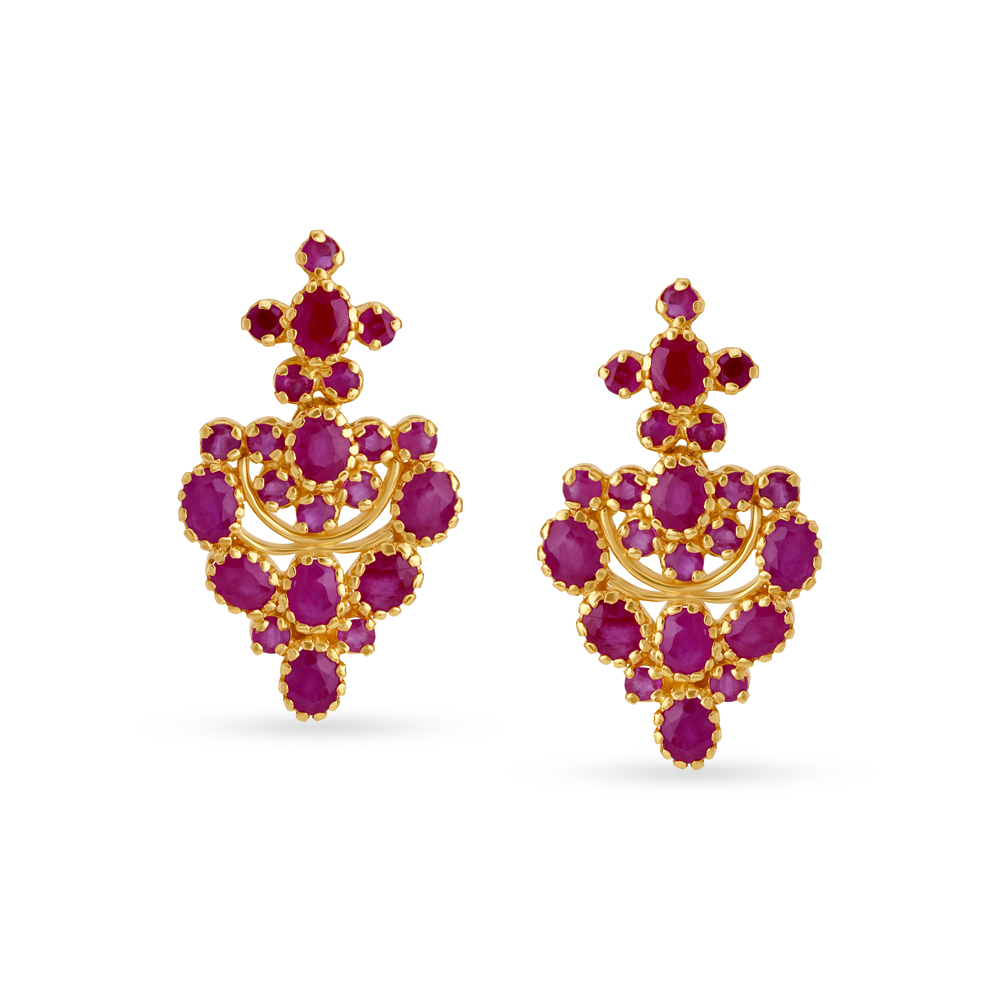 Radiant Ruby Necklace Set