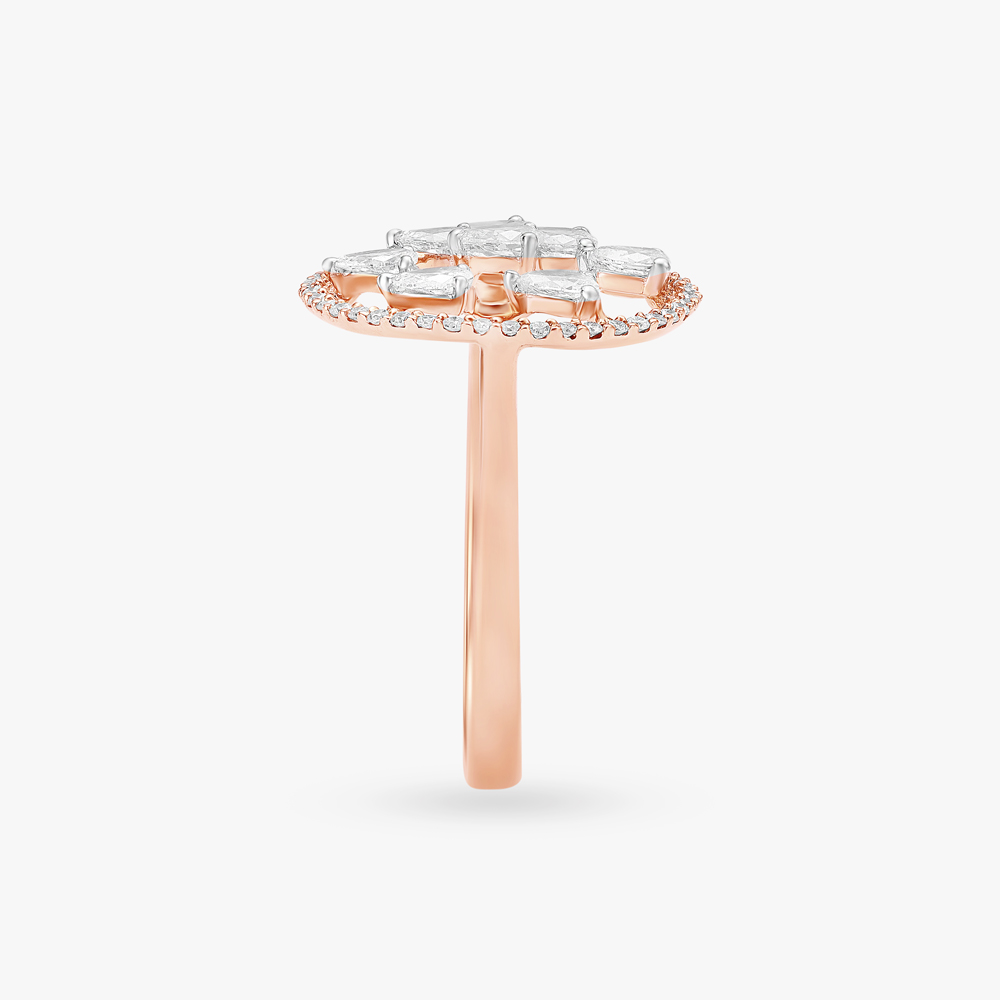 Orbit Diamond Finger Ring