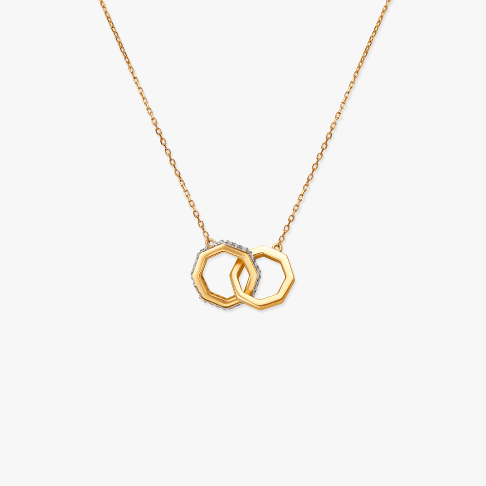 Eternal Connection Diamond Pendant With Chain