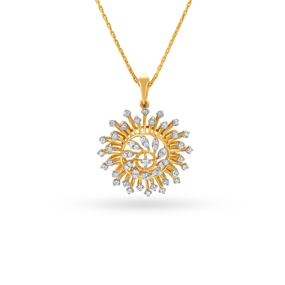 Modern Fancy Diamond Pendant