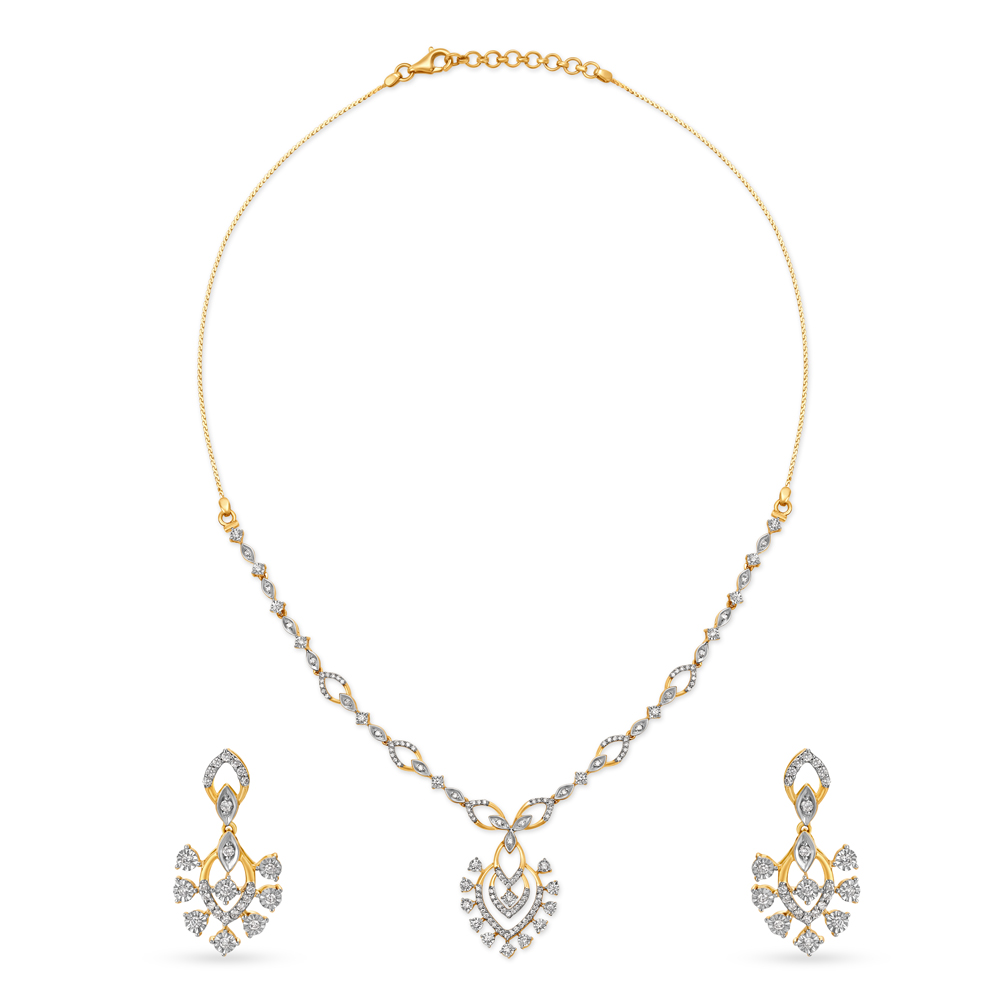 Enchanting Diamond Necklace Set