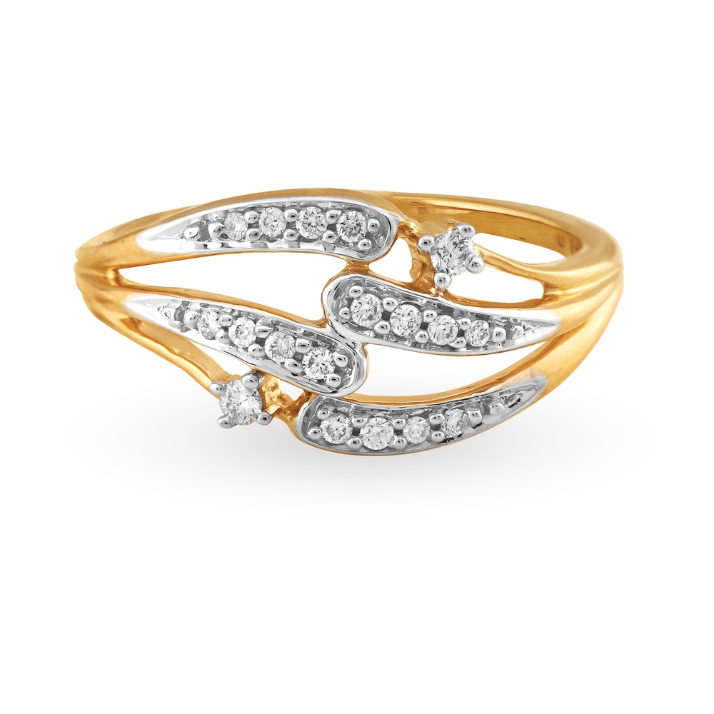 Contemporary Diamond Ring