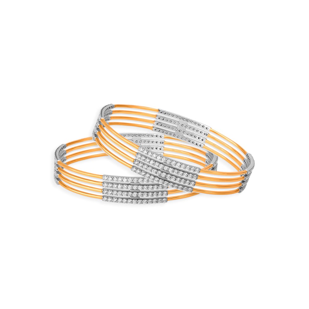 Dazzling Diamond Bangles
