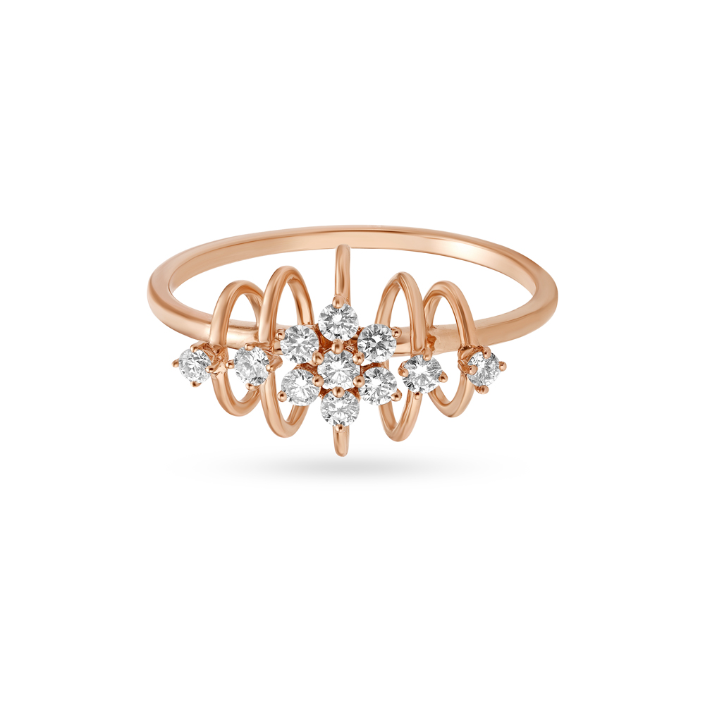 Breathtaking Floral Finger Ring
