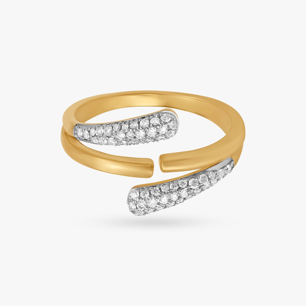 Abstract Disjointed Diamond Ring