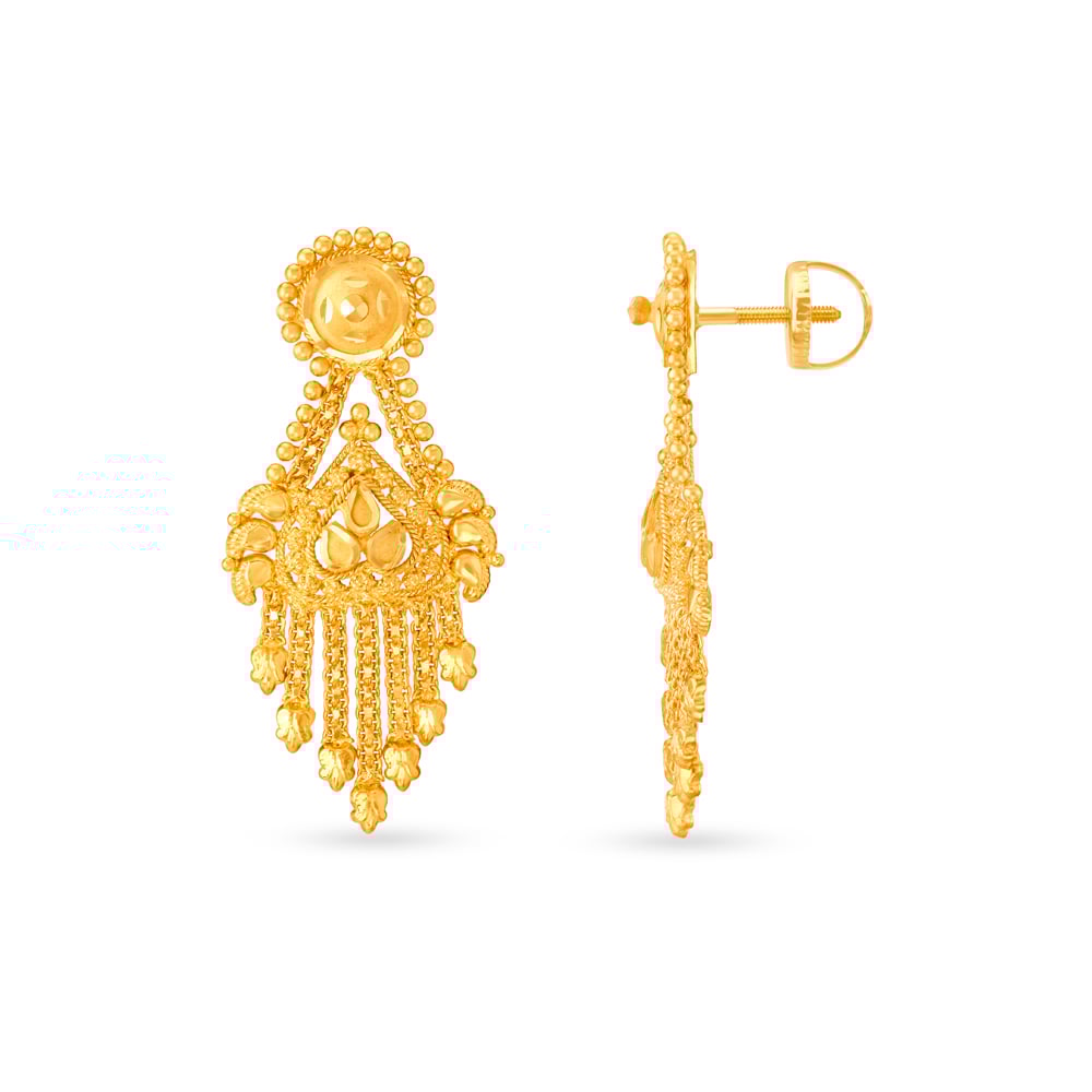 Marathi gold earrings store