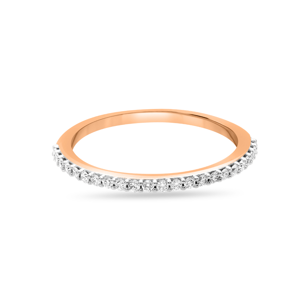 18KT Rose Gold Oculus Diamond Ring