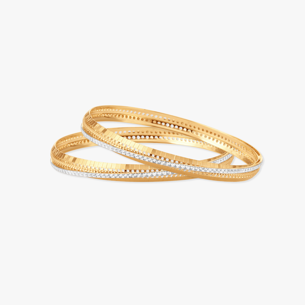 Sculptural Mesh Bangles