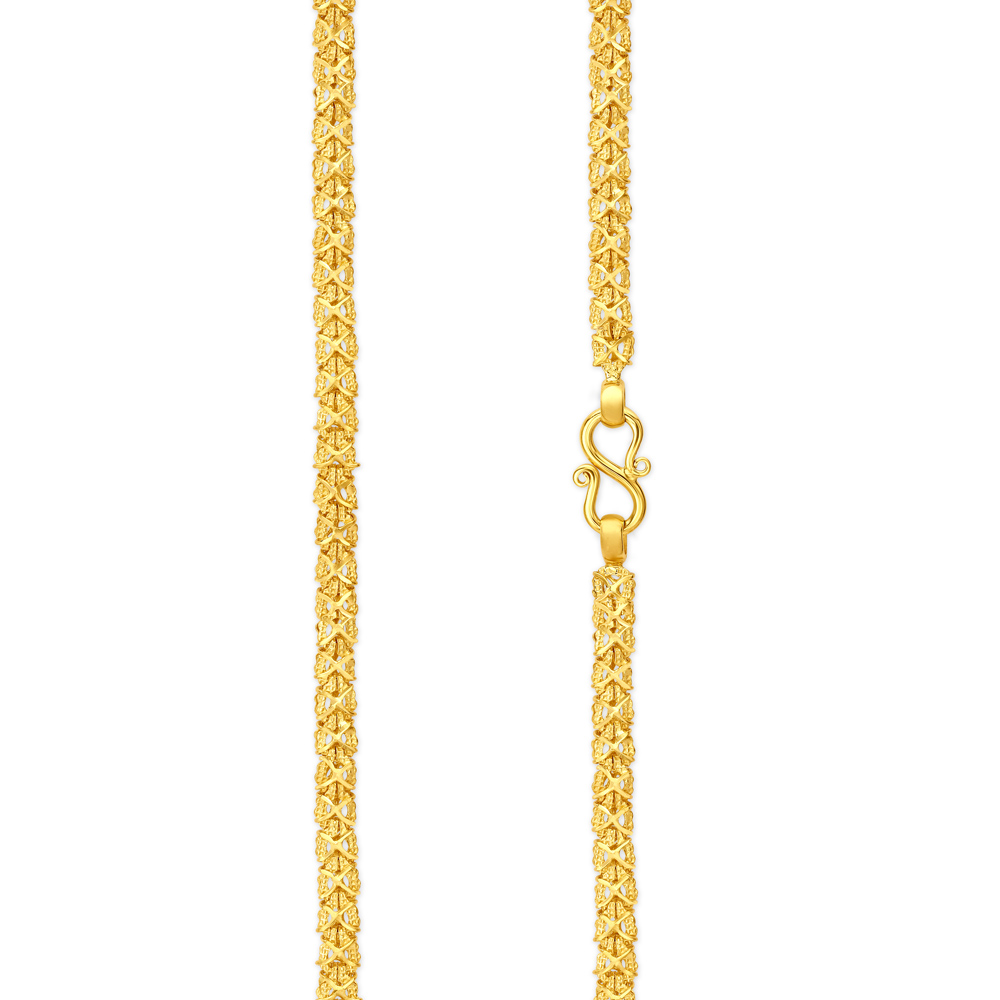 Intricate Handmade Gold Chain