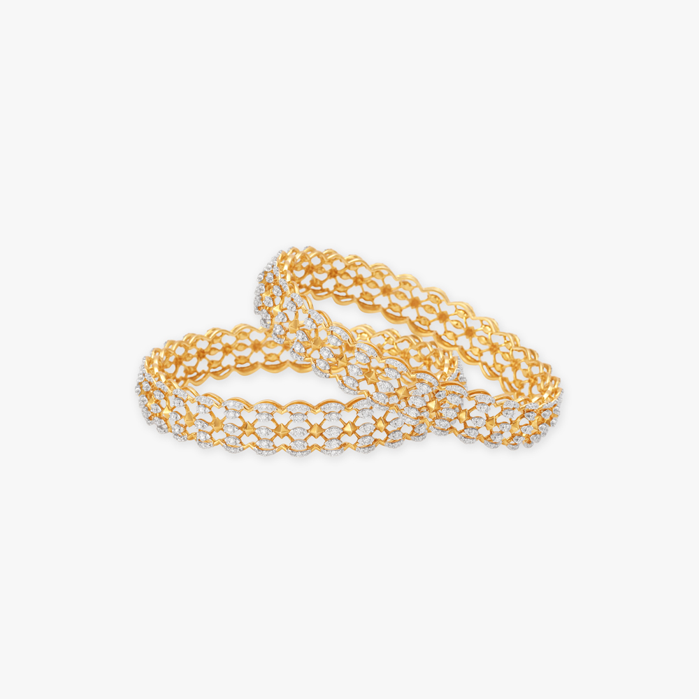 Radiant Diamond Bangles