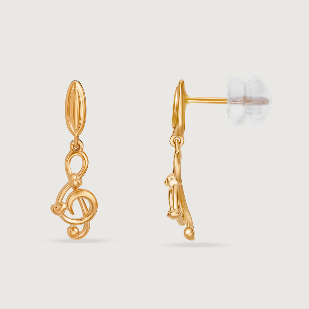 Harmony Love 14KT Gold Drop Earrings