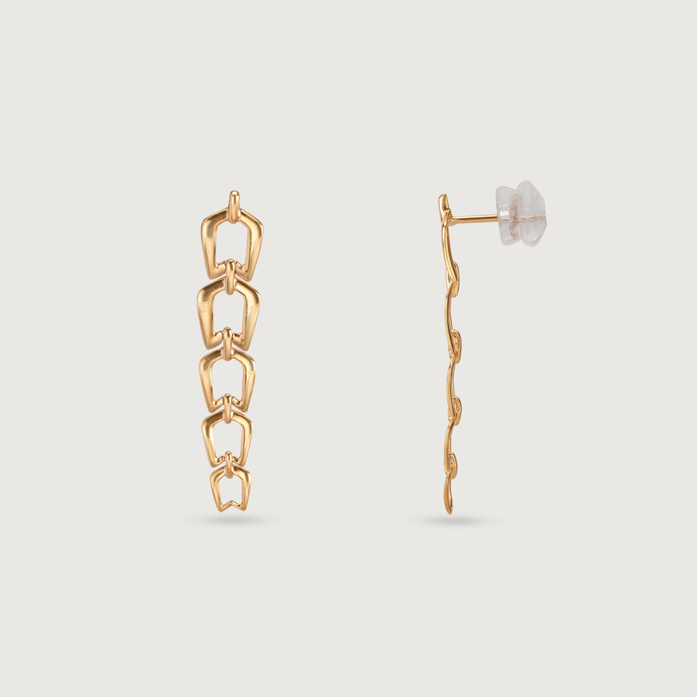 Cubist Couture 14KT Yellow Gold Drop Earrings