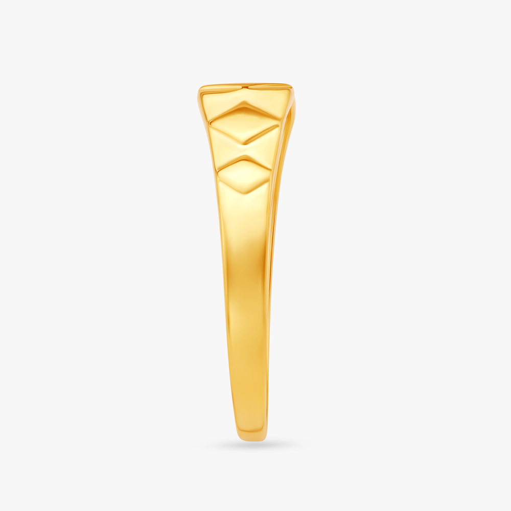 Mesmerizingly Fancy Gold Ring for Men