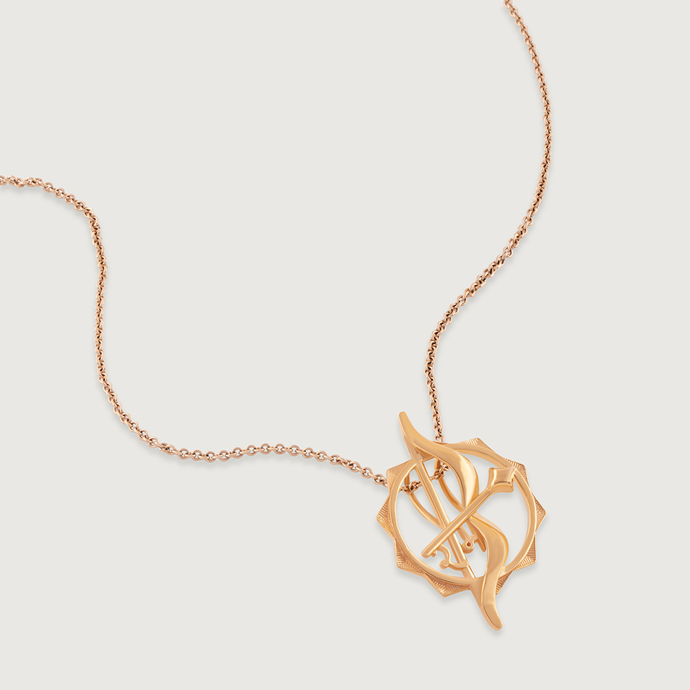 Ram Dhanush Gold Pendant