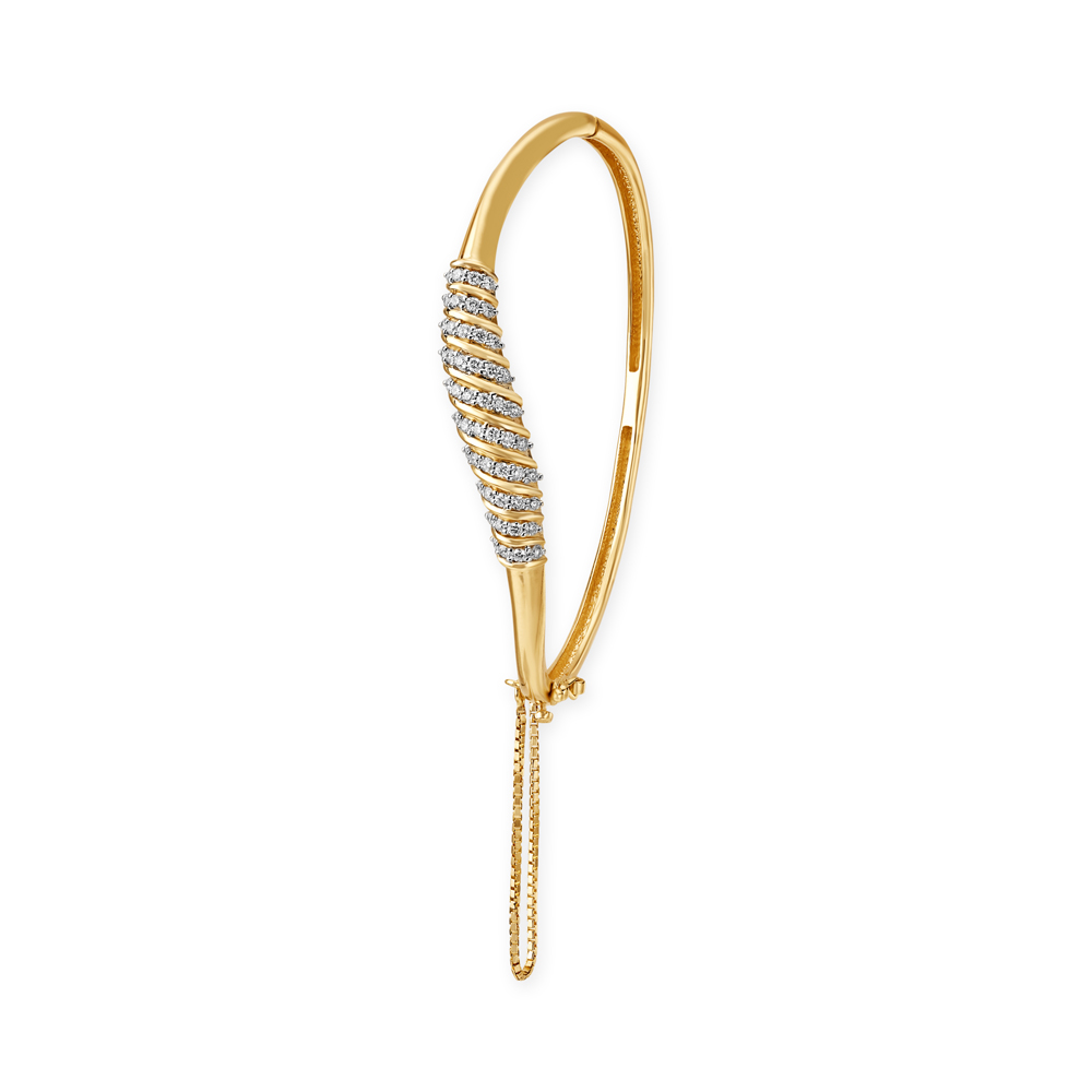 Unique Design Diamond Bangle