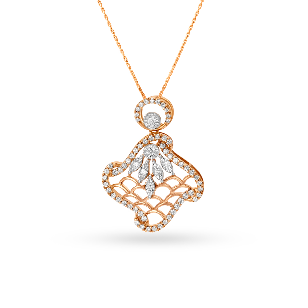 Eclectic Fancy Diamond Pendant