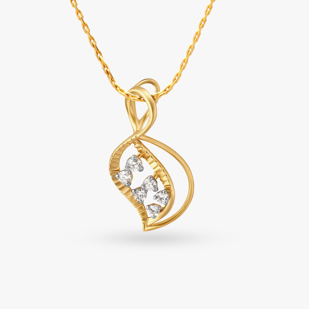 Shimmering Elegance Diamond Pendant