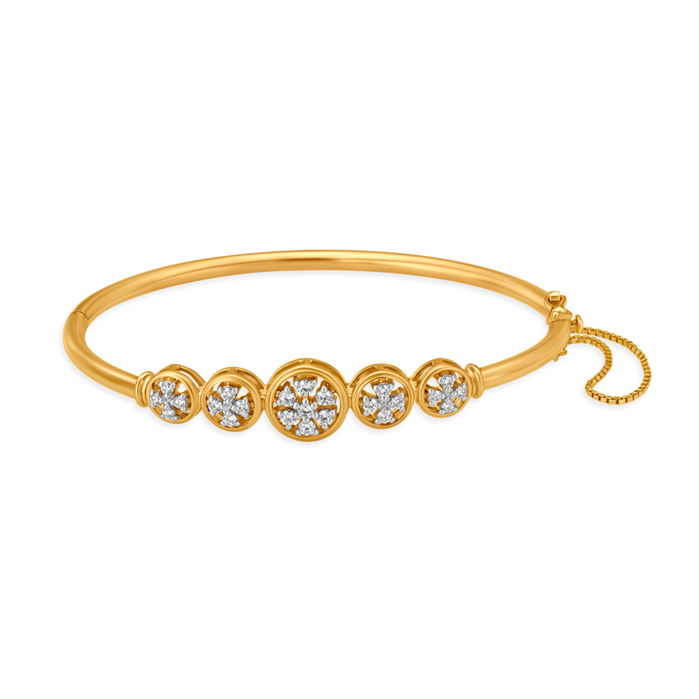 Sublime Diamond Cluster Bangle