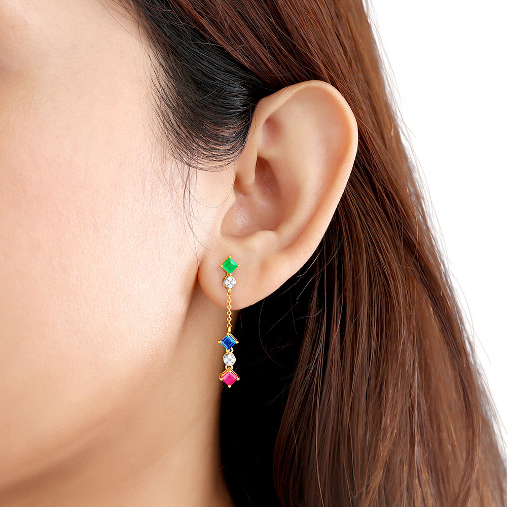 Hues to Drool Drop Earrings