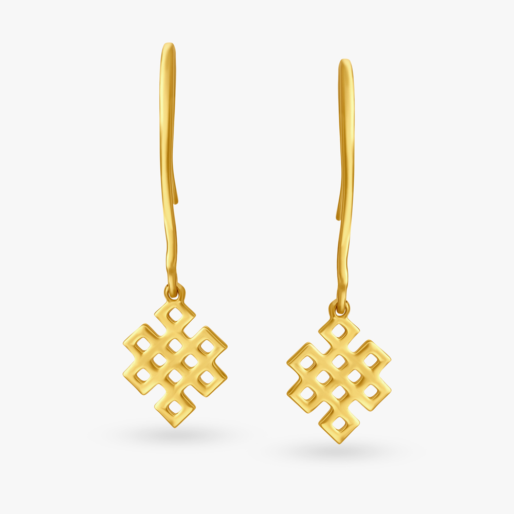 Abstract Hoop Earrings for Kids