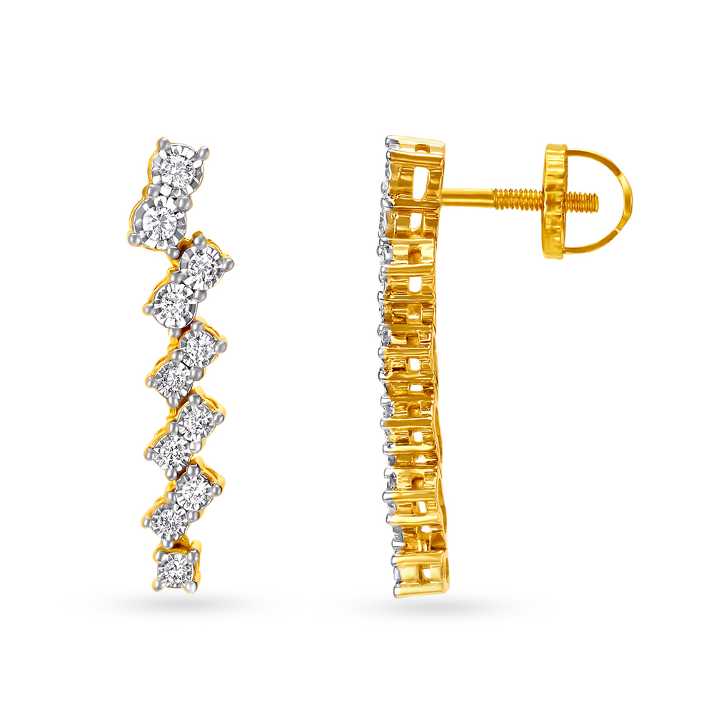 Divine Yellow Gold and Diamond Necklace Set