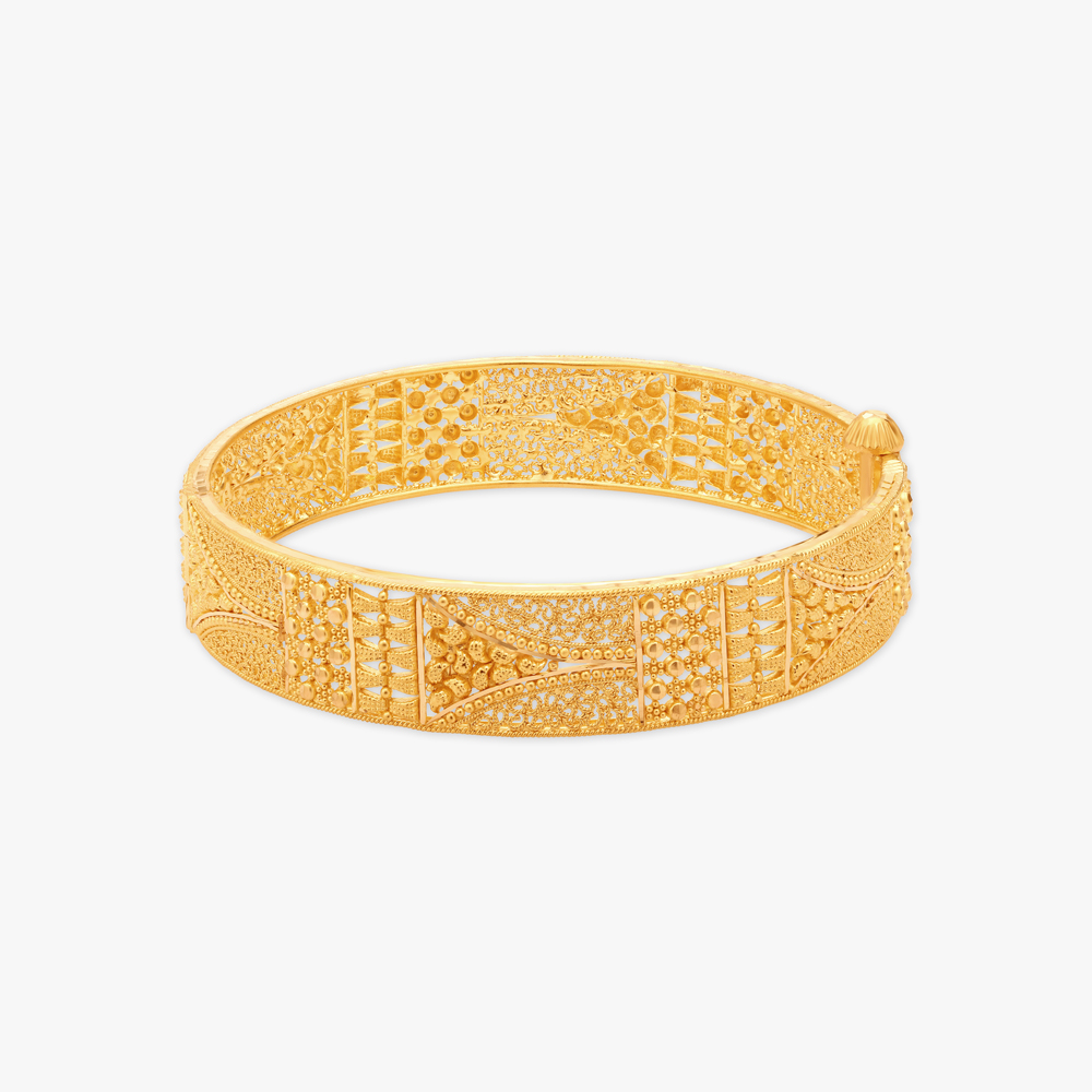 Ornate Sunbeams Bangle
