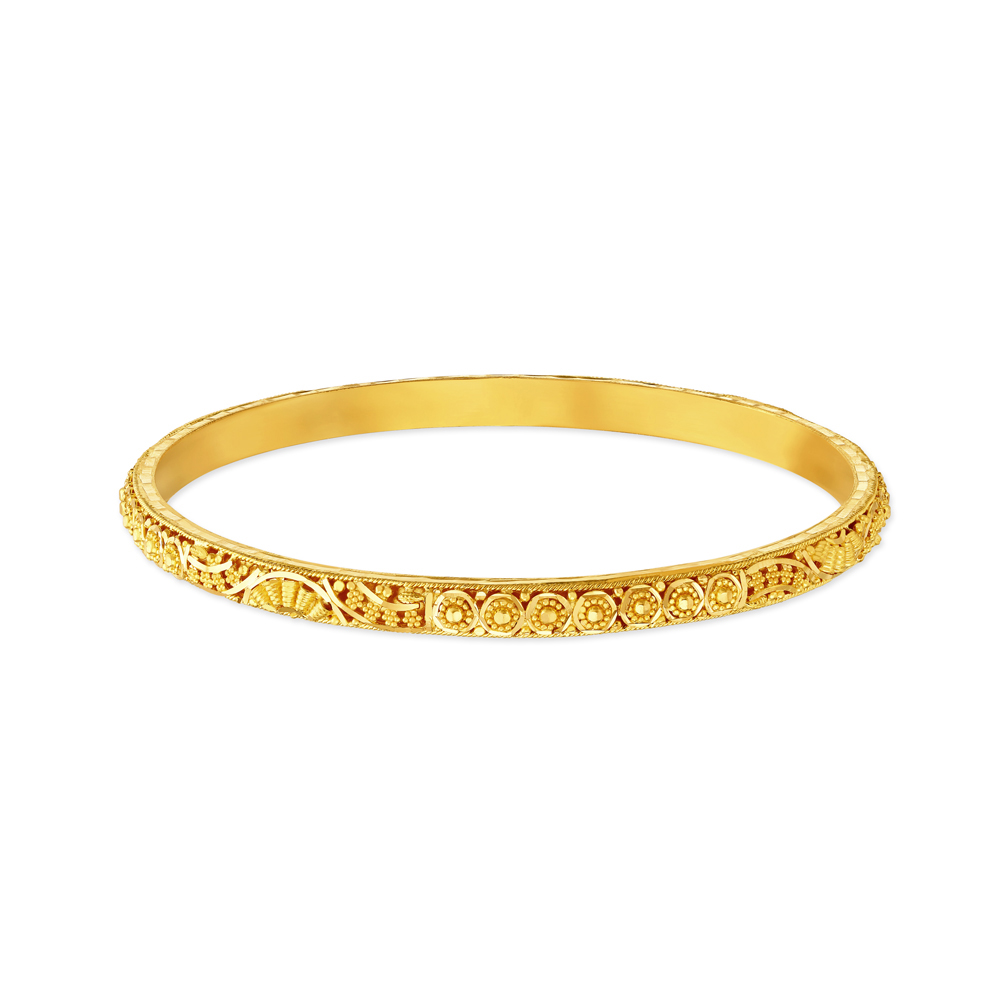 Timeless Dazzling Gold Bangles