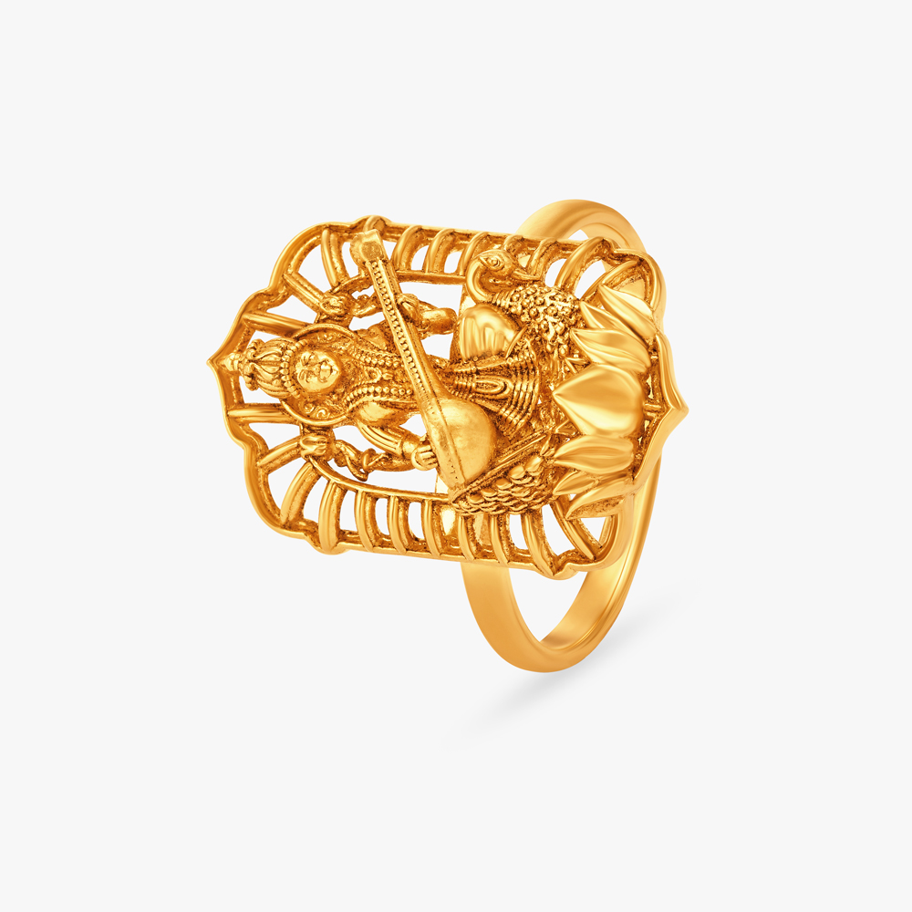Divine Goddess Saraswati Ring