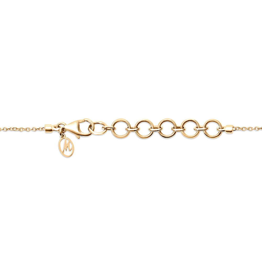 14 KT Yellow Gold Union Diamond Necklace