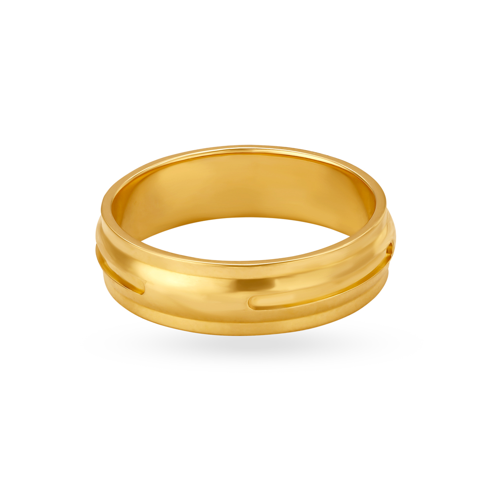 Sublime Minimalistic Gold Ring for Men