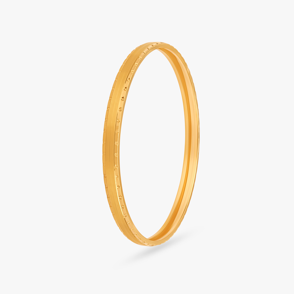 Slender Gold Bangle