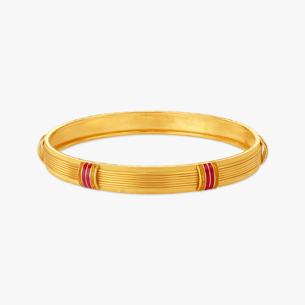 Elegant Enamel Bangle