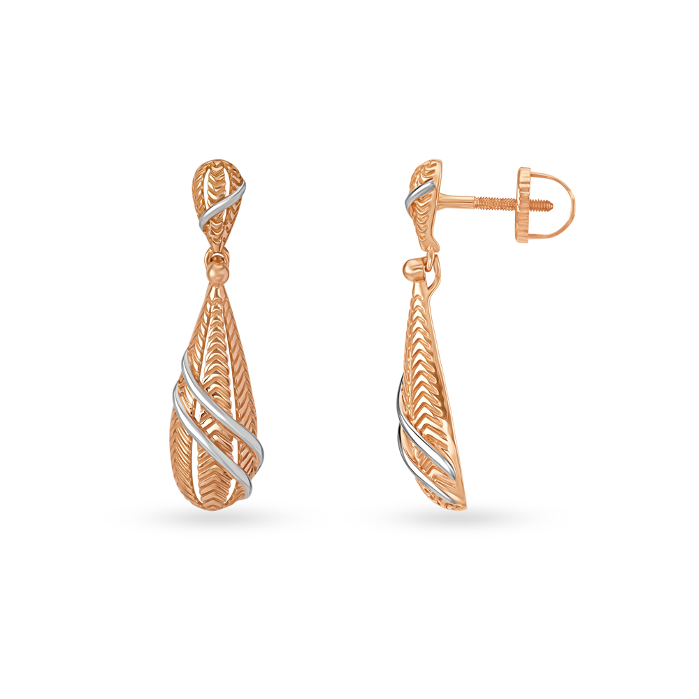 Classy Geometric Drop Earrings