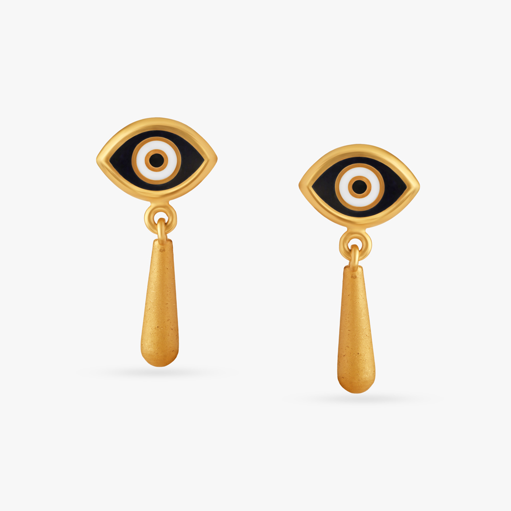 Charming Evil Eye Drop Earrings