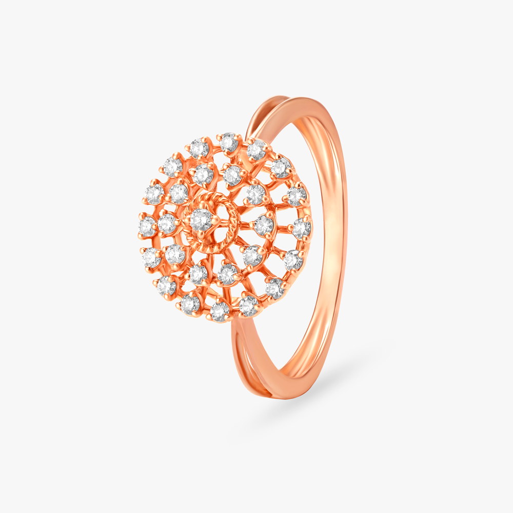 Stunning Firework Diamond Ring