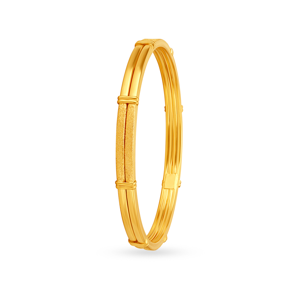 Classy Matte Gold Bangle