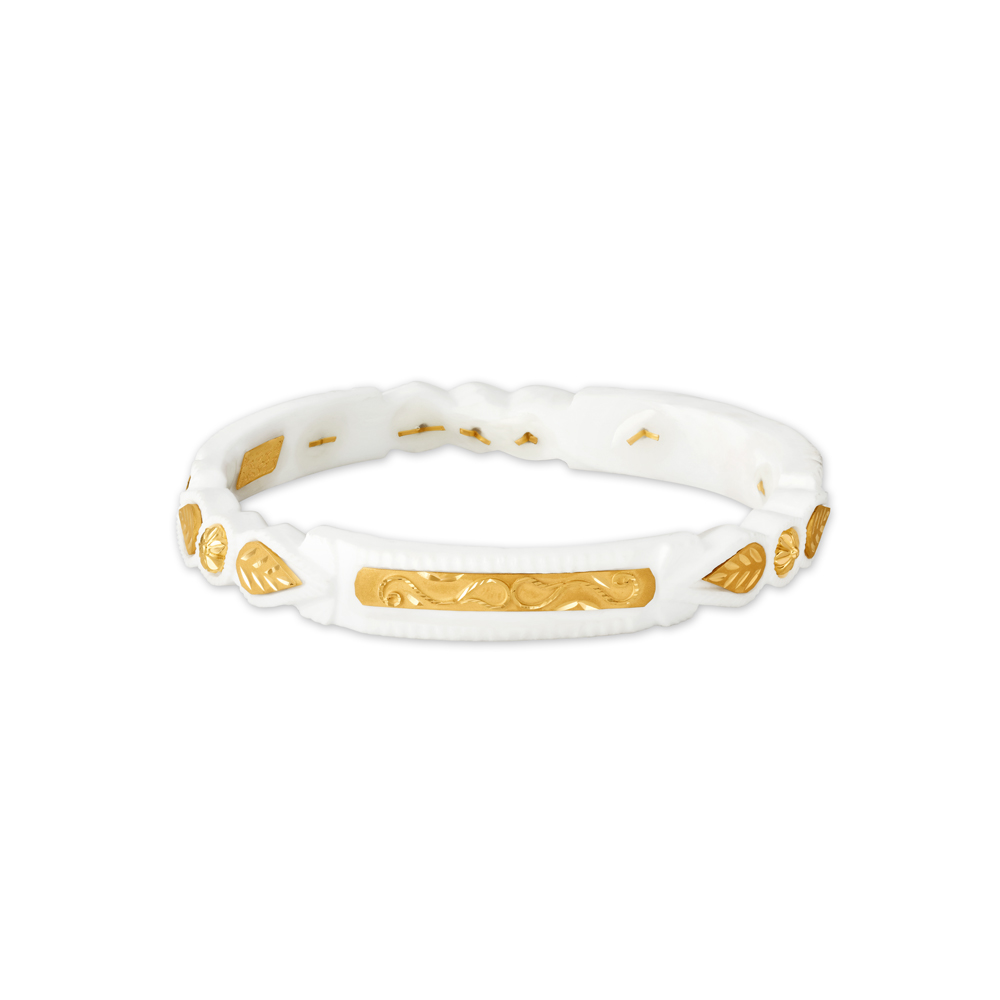 Pristine Bengali Gold Shankha Bangles