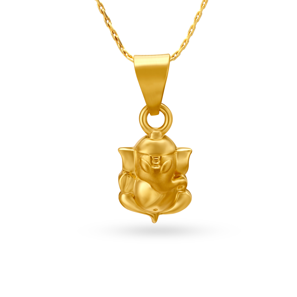 Ganesha Gold Pendant