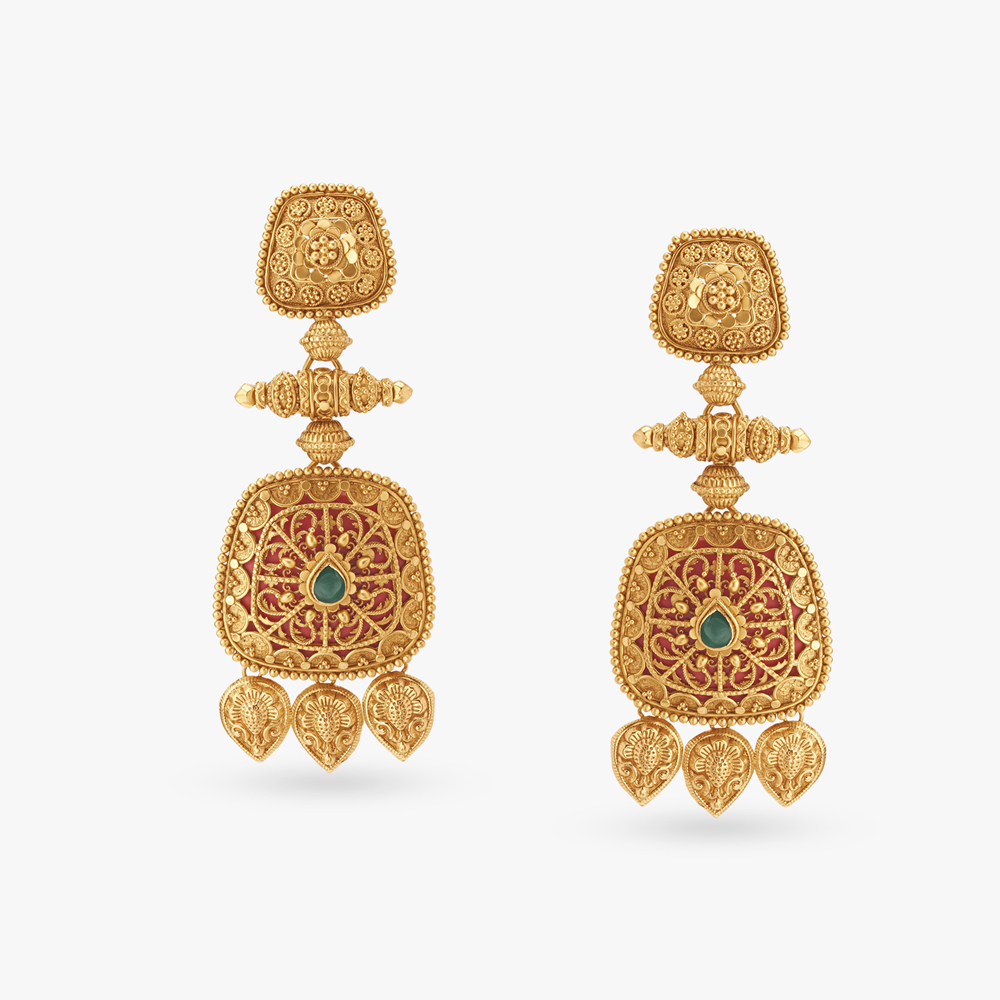 Lustrous Chandak Ras Rawa Layered Necklace Set