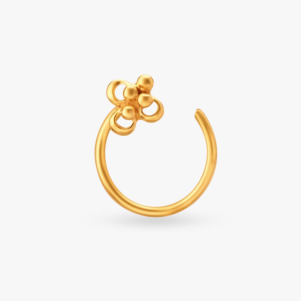 Delicate Gold Nose Pin