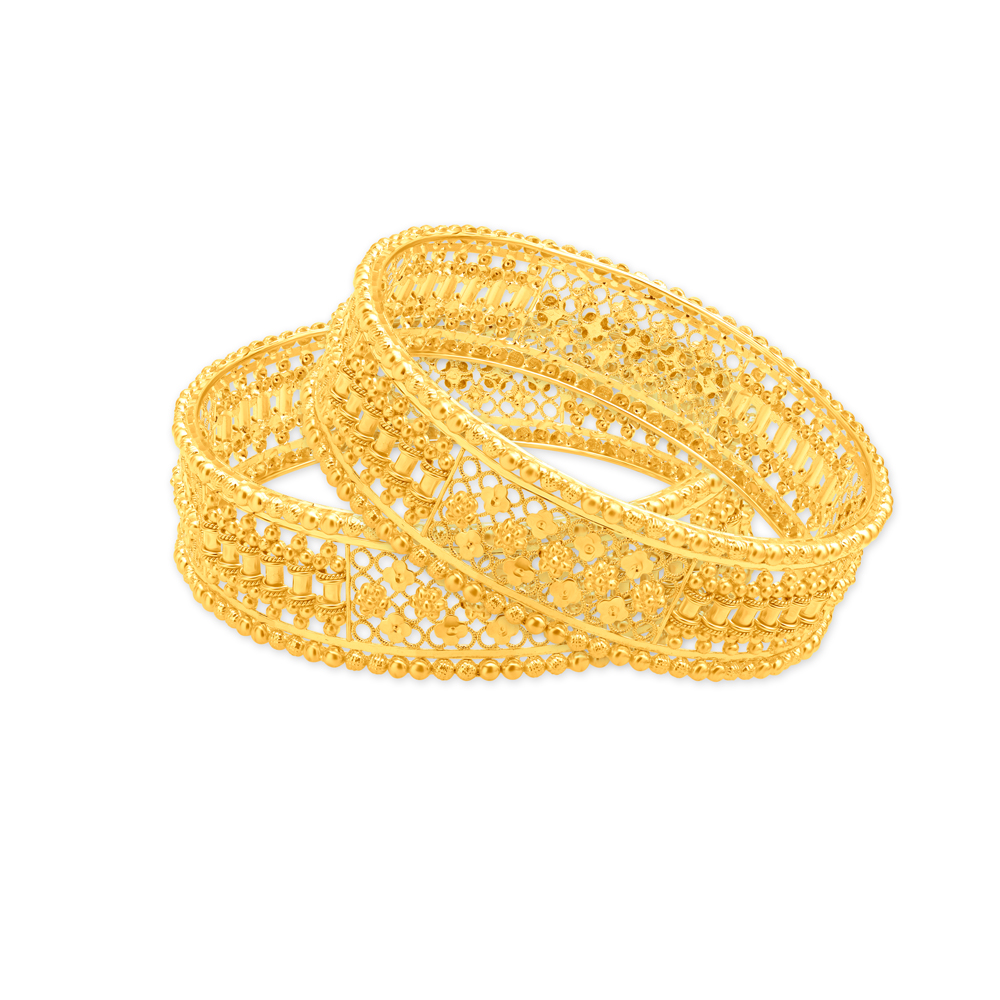 Glamorous Chandan Gold Bangle