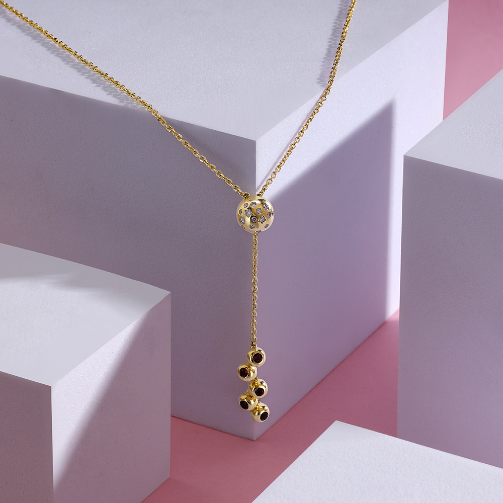 Sunset Serenade 14KT Diamond Modular Necklace