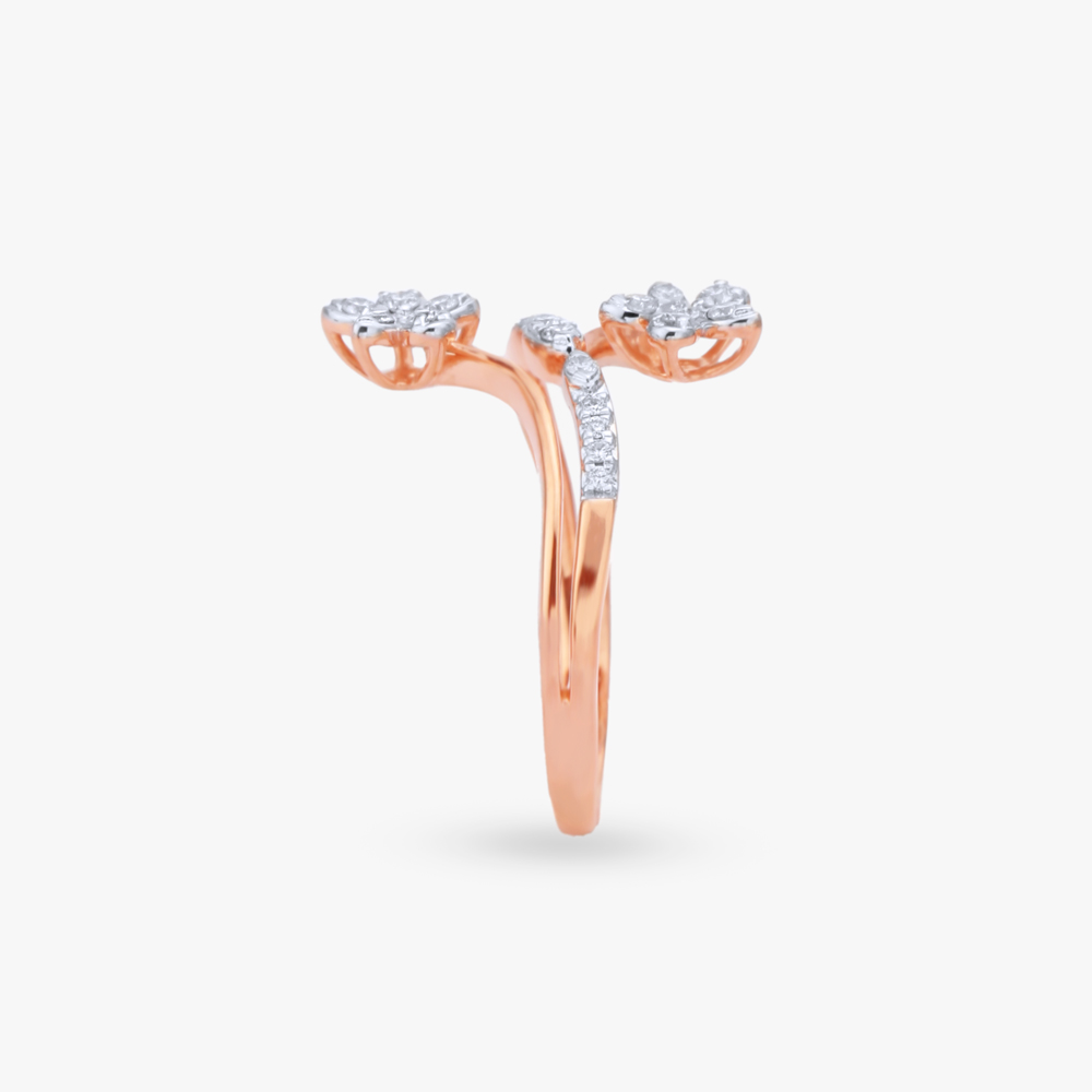 Blooming Radiance Diamond Finger Ring